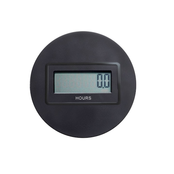 Trumeter S/O AC/DC HR, SAE Round 1/4in. Spd R LCD Hour Meter 3410-3010 | Zoro